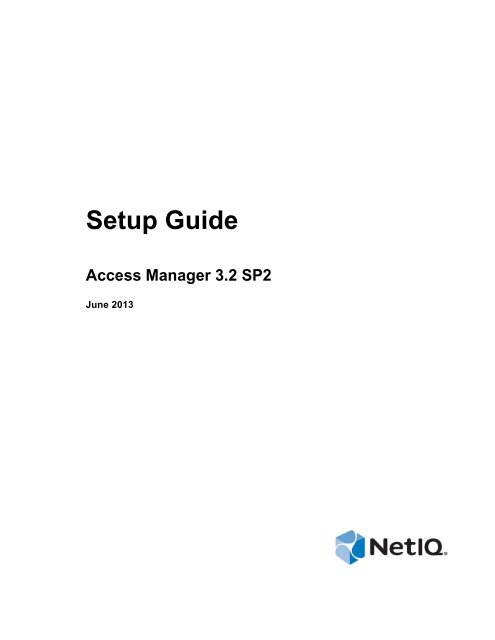 Setting Up a Basic Access Manager Configuration - NetIQ