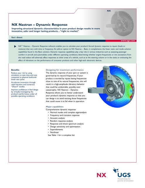 NX Nastran - Dynamic Response