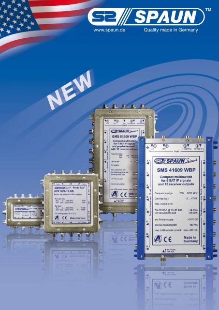 Wideband multiswitches - Spaun