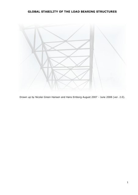 global stability of the load bearing structures - nicolaigreen.dk