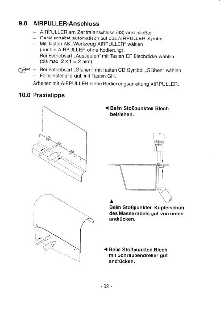 9.0 AIRPULLER-Anschluss A