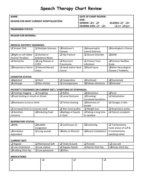 Medical Chart Review