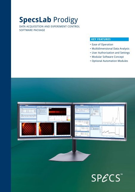 SpecsLab Prodigy - SPECS Surface Nano Analysis GmbH