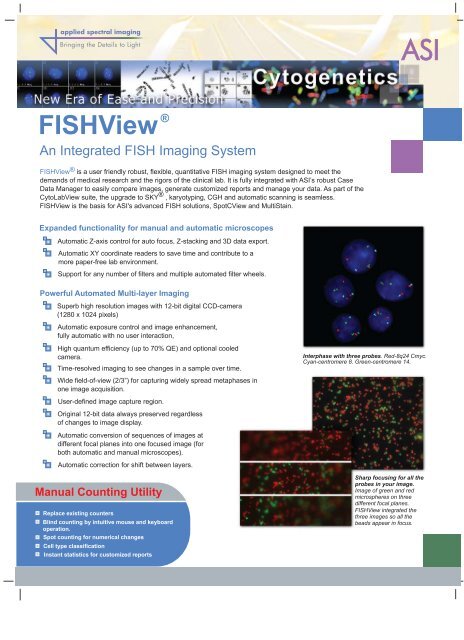 FISHView - Applied Spectral Imaging