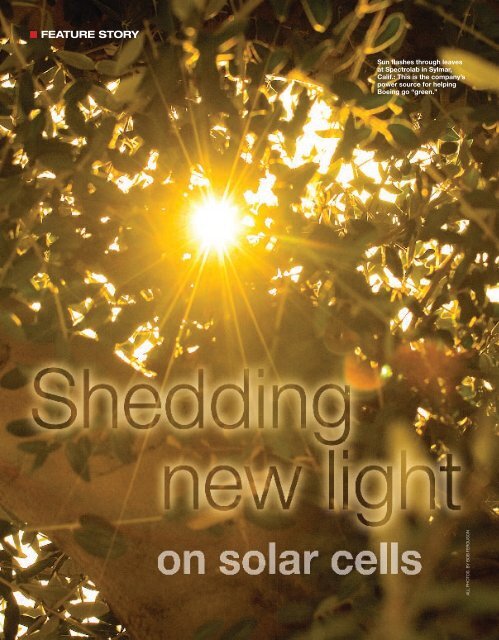 Shedding New Light on Solar Cells - Spectrolab