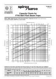 FT, IFT and UFT Ball Float Steam Traps ... - Spirax Sarco