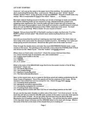 Ranger School Packing List - U.S. Army