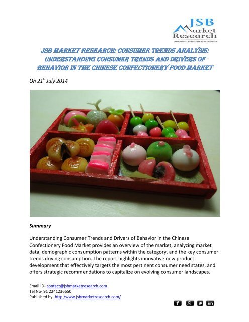 JSB Market Research: Consumer Trends Analysis: Understanding Consumer ...