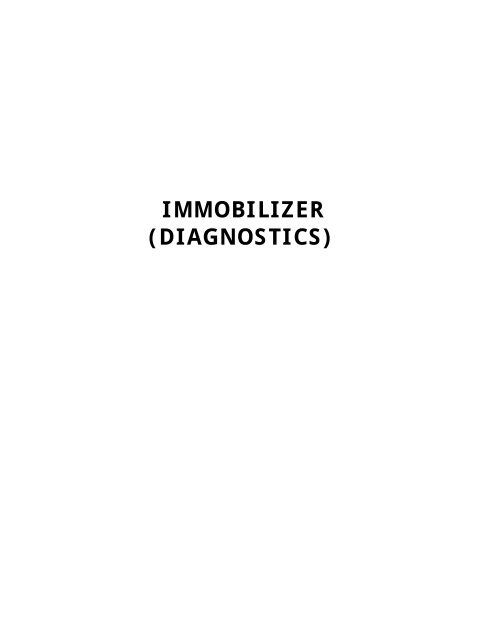 IMMOBILIZER (DIAGNOSTICS) - Spooled up Racing
