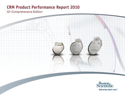 CRM Product Performance Report 2010 - Boston Scientific