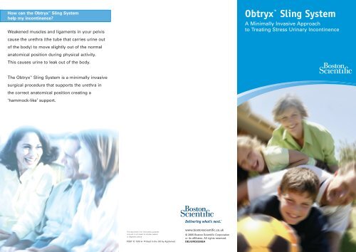 Obtryx Sling System - Boston Scientific