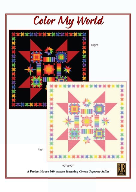 Download Pattern (PDF) - RJR Fabrics