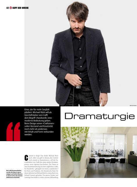 Kopf der Woche: Michael Rütti (PDF) - Crafft