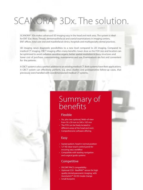 SCANORA® 3Dx