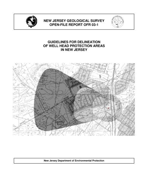 guidelines for delineation of well head protection areas in new jersey