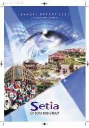Corporate - S P Setia Berhad