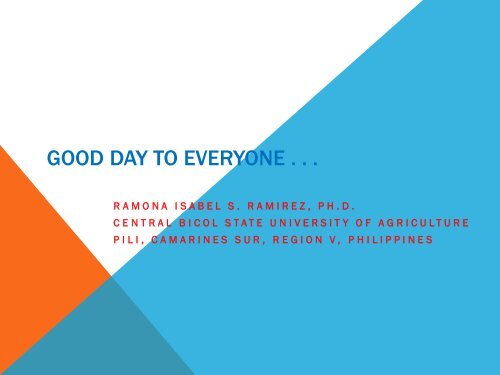 Ms. Ramona Isabel Ramirez