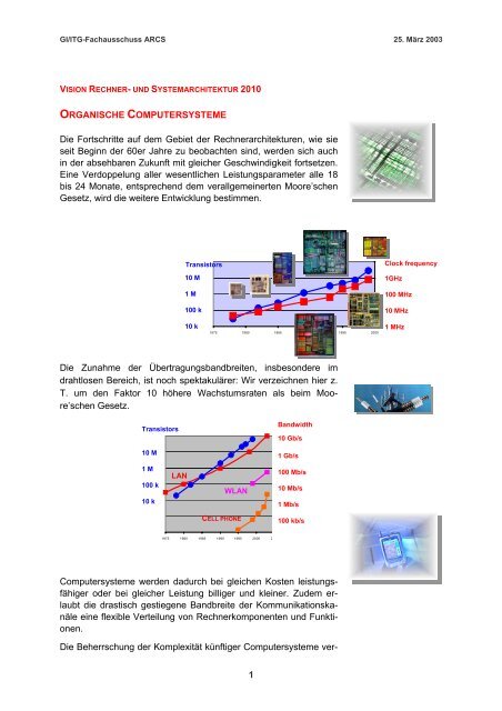 Organic Computing - und Rechnerarchitektur