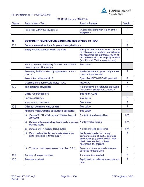 Report Reference No.: 020