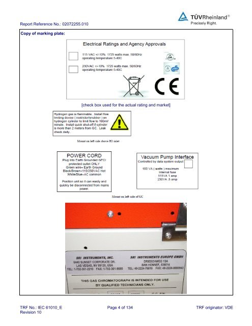 Report Reference No.: 020