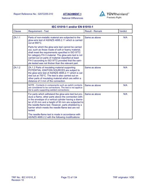 Report Reference No.: 020