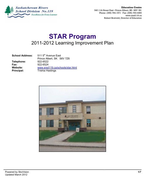 STAR Program - Saskatchewan Rivers School Division No.119