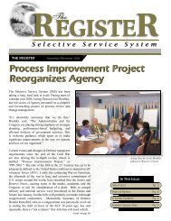 register - Selective Service System