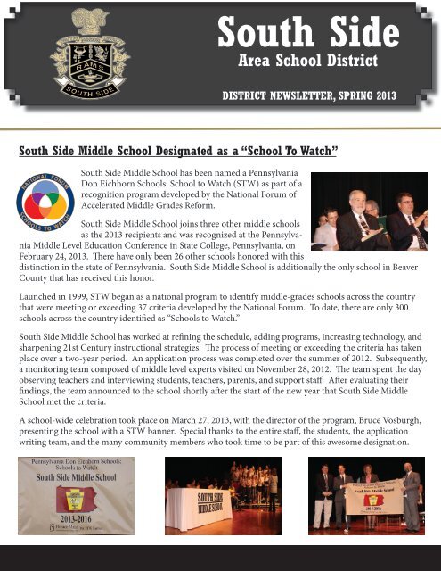 Spring 2013 - South Side School District