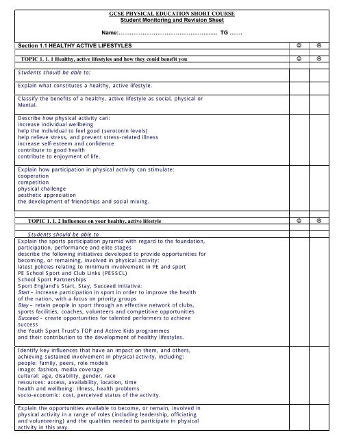 Download the GCSE short course outline specification