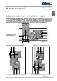 Konstruktionsdetails - Stabalux