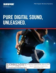 Shure FP Wireless Frequency Compatibility Chart