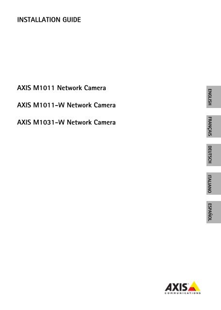 INSTALLATION GUIDE AXIS M1011 Network Camera ... - HD Relay
