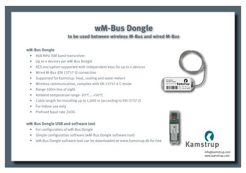 wM-Bus Dongle - Kamstrup