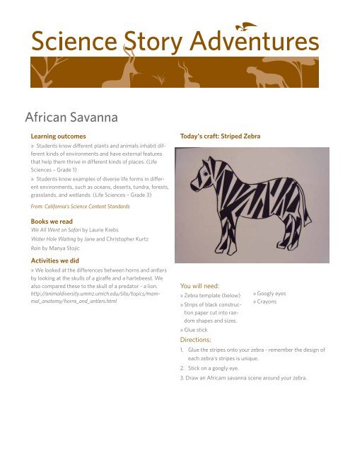 Activities In African Savanna