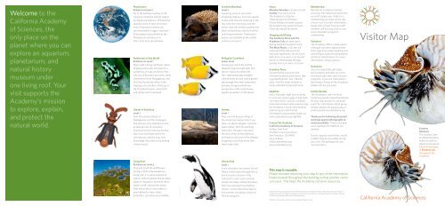Download a visitor map [418k] - California Academy of Sciences