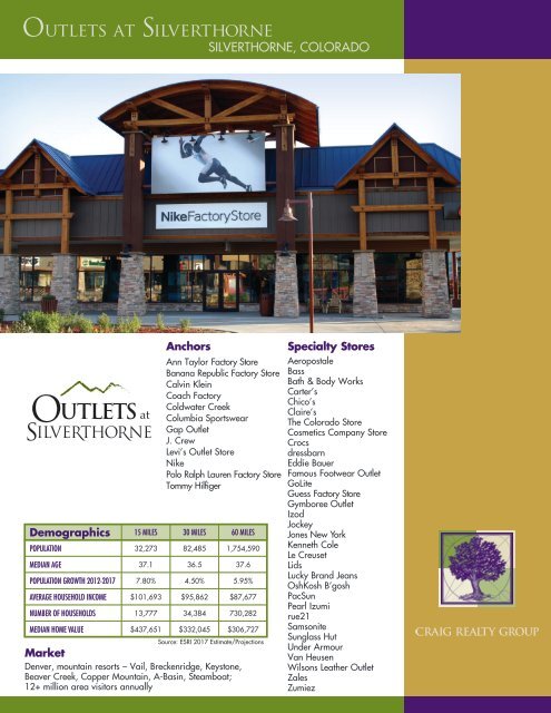 Leasing Brochure - Craig Realty Group