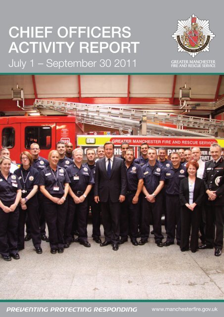 Chief Officers Activity Report 1 July - 30 September 2011 PDF 6 MB