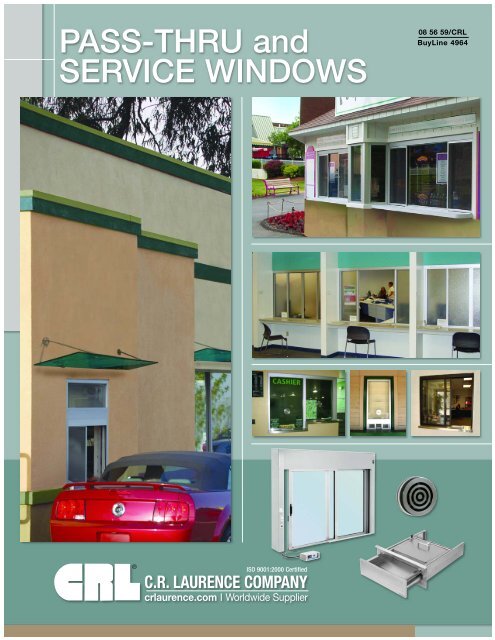 Pass-thru and service windows - Crlaurence.com