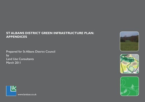ST ALBANS DISTRICT GREEN INFRASTRUCTURE PLAN ...