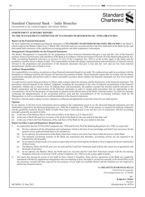 Annual Report : 2012 - 13 - Standard Chartered Bank