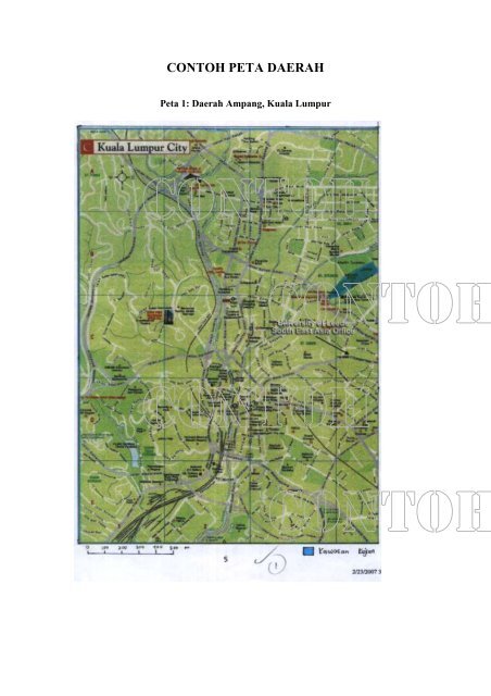 CONTOH PETA DAERAH