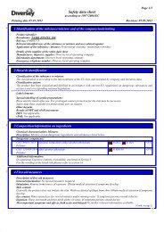 Safety data sheet - Diversey