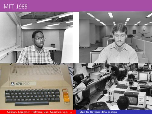 Stan: a program for Bayesian data analysis with complex models