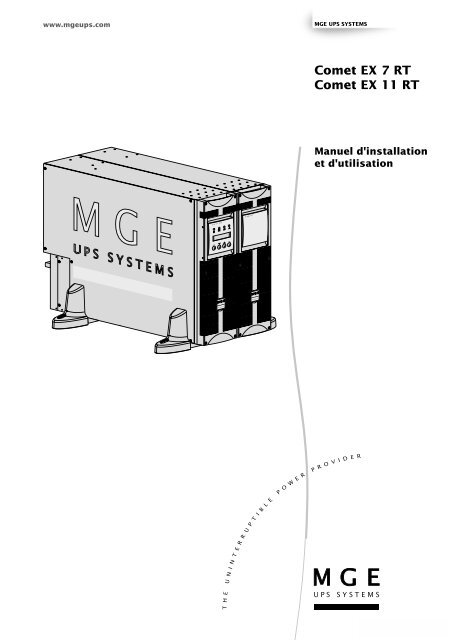 Comet EX 7 RT Comet EX 11 RT - Onduleurs