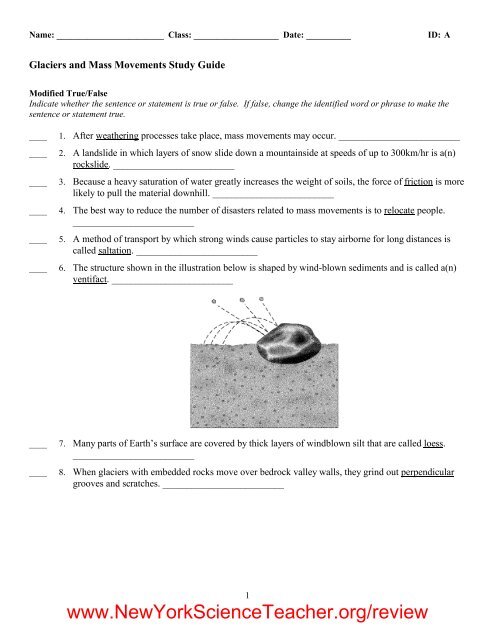 pdf - Earth Science Regents Review