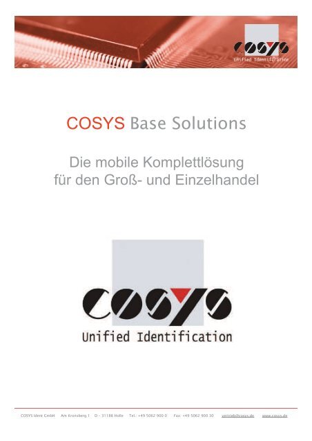 COSYS Base Solutions