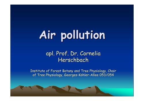 Air pollution