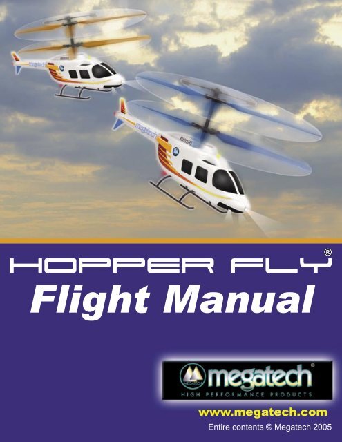 Hopper-Fly Instruction Manual - High Definition Radio Control