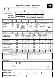 Mini Clinical Evaluation Exercise (Mini-CEX) Paper Form