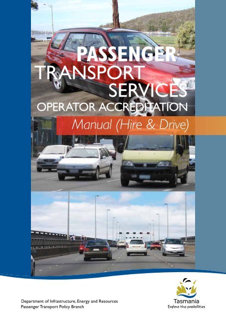Operator Accreditation Hire and Drive Manual - Transport